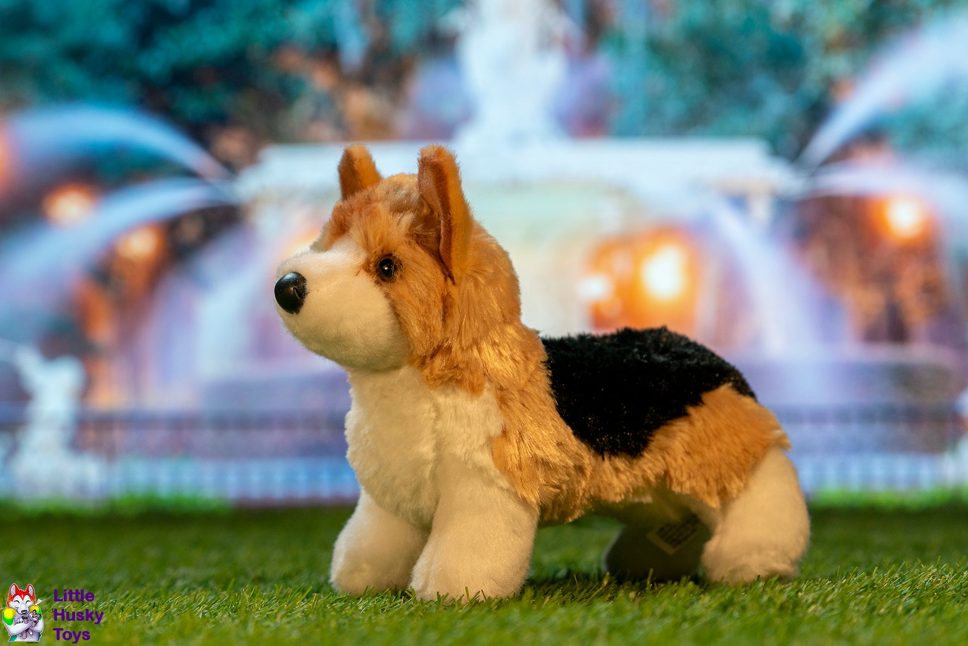 Douglas Cuddle Toys Shorty Tri-Color Corgi – Little Husky Toys